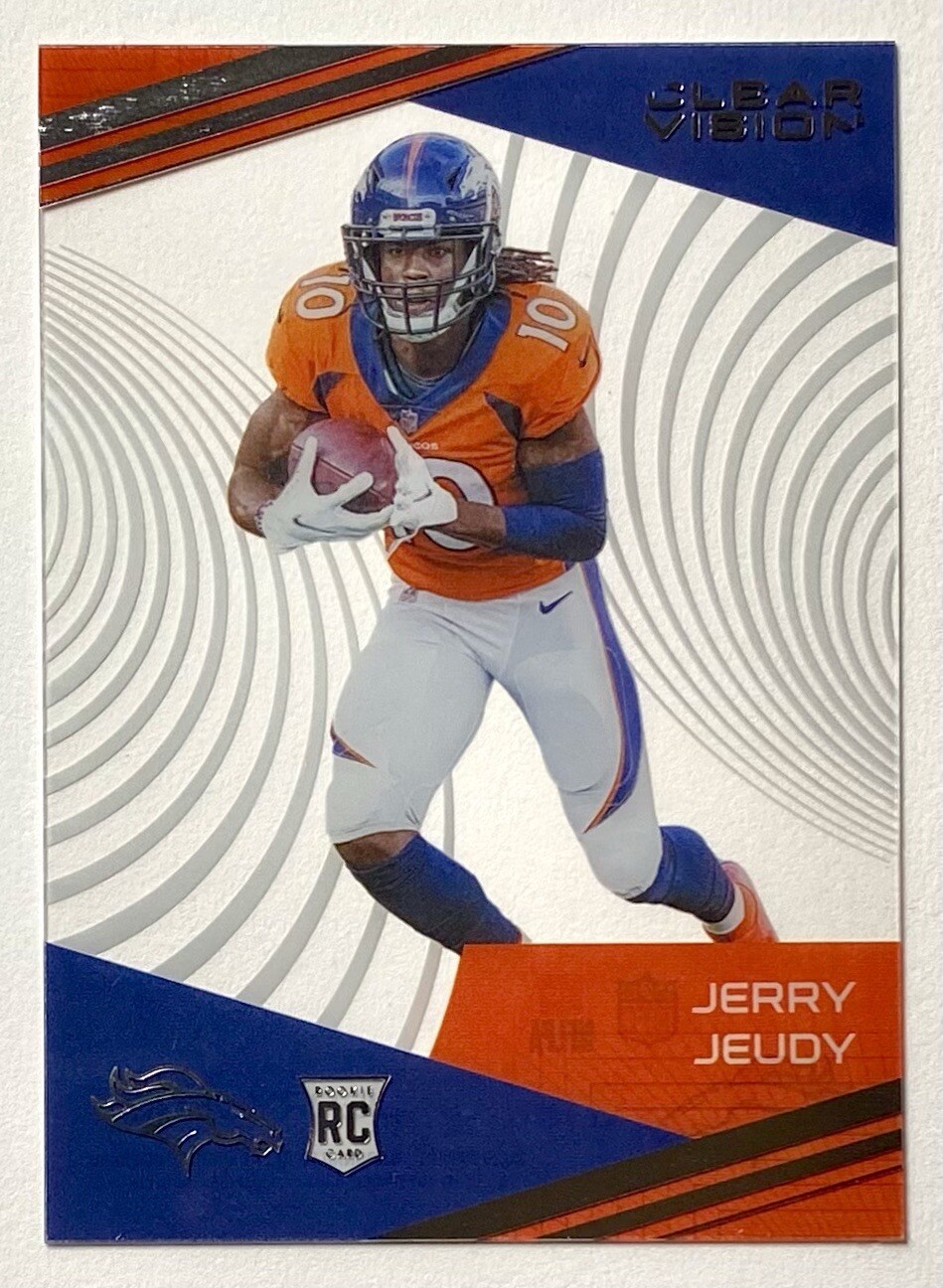 2020 Clear Vision Jerry Jeudy Acetate Rookie RC #CV-14 Broncos Bama ...
