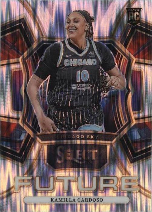 2024 Panini Select WNBA - Select Future Kamilla Cardoso #1 Flash Prizm ...