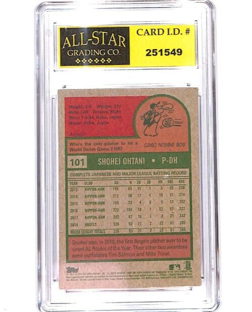 2019 Topps Archives # 101 Shohei Ohtani ASG 9 NM #T | eBay