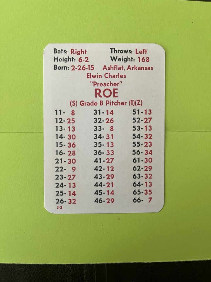 APBA Baseball 1948 Brooklyn Dodgers 15 Card Lot | eBay