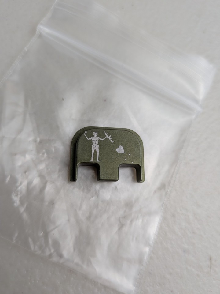 Privateer Group Blackbeard Backplate Green G19 G17 Standard Supdef FOG ...