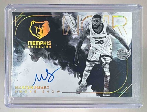 Marcus Smart 2024 Panini Noir International Holo Gold Smoke Show Auto 1 ...