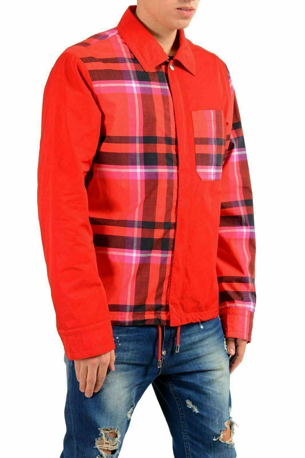 Versace Versus Men's Button Up Windbreaker Jacket US S IT 48 | eBay