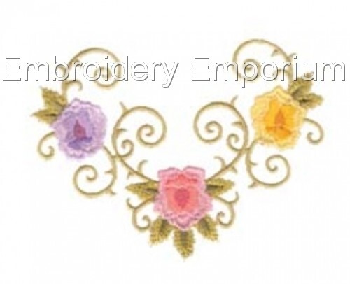 LINEN ROSES COLLECTION - MACHINE EMBROIDERY DESIGNS ON USB 4X4 & 5X7 | eBay