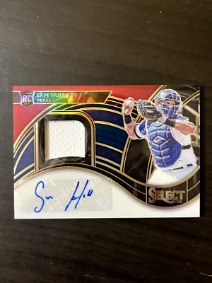 Sam Huff 2021 Select Rookie Jersey Autograph Tri-Color /99 #RJA-SH RC ...