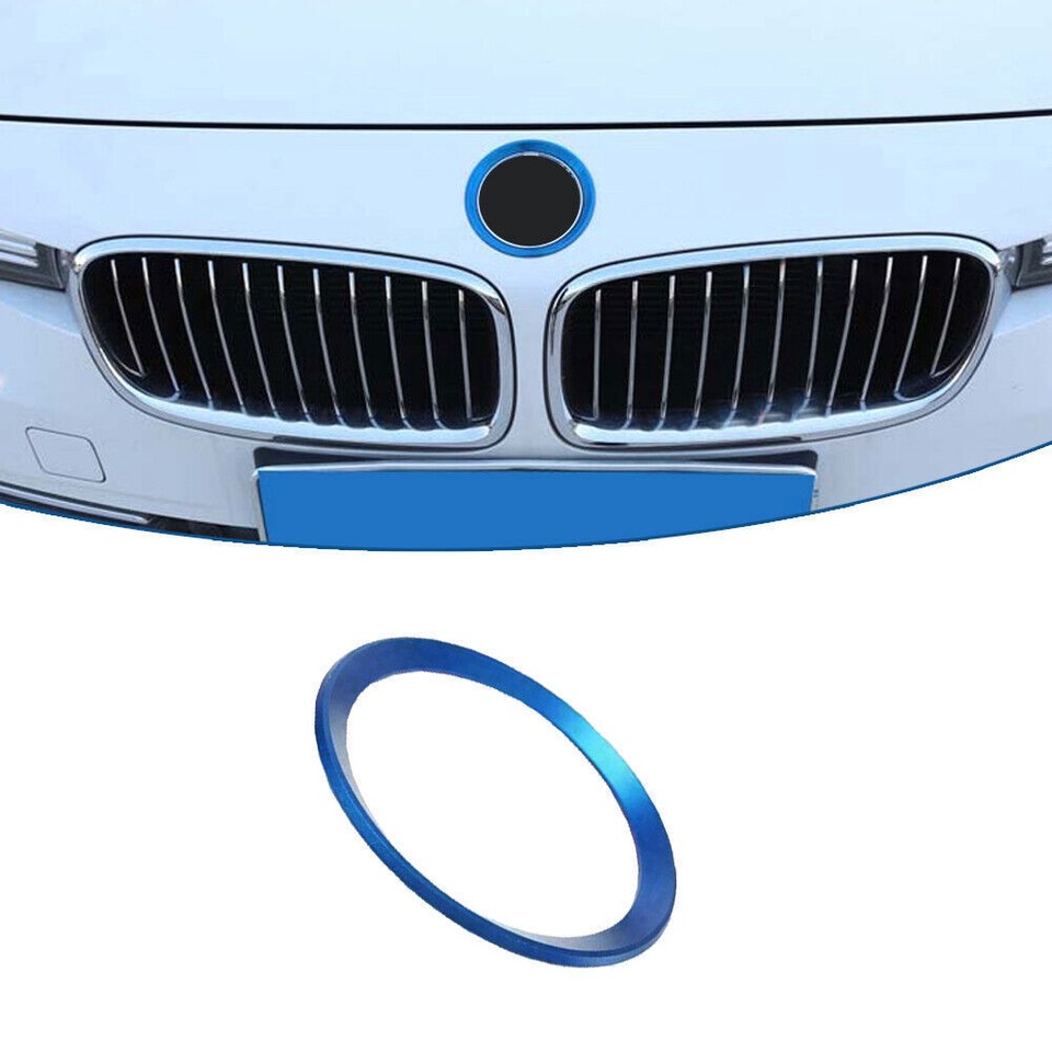 1x Car Front Rear Logo Surrounding Circle Ring Emblem For BMW 82mm or ...