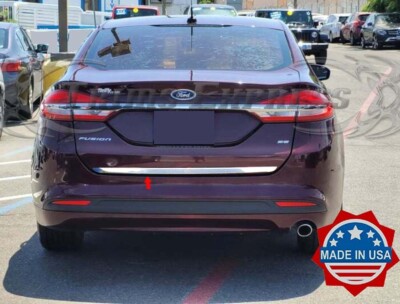 fit:2013-2018 Ford Fusion Rear Trunk Lid Bumper Door Trim Cover ...