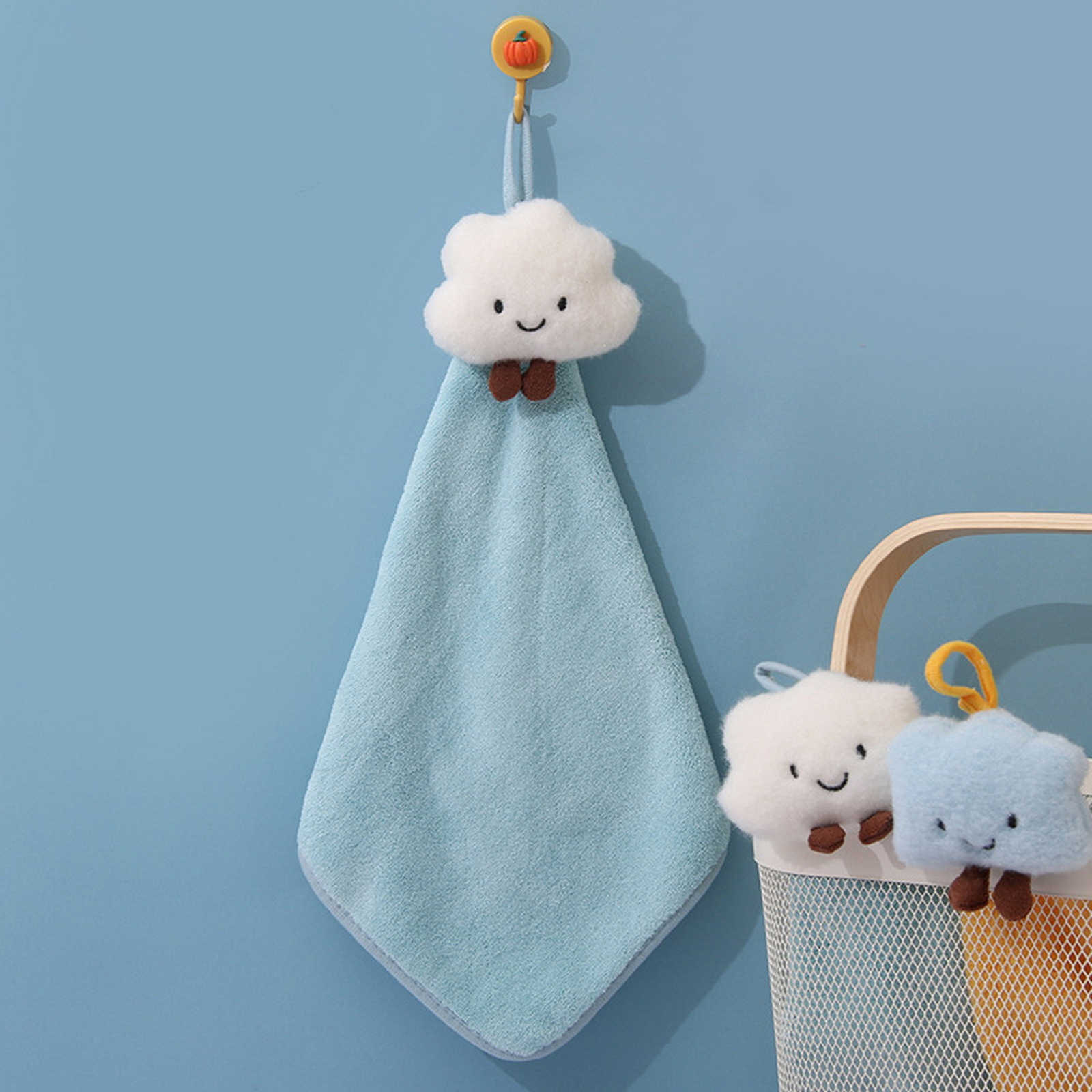 Cleaning Cloth Cartoon Wiping Cute Sunflower Hanging Hand Rag Dish ...