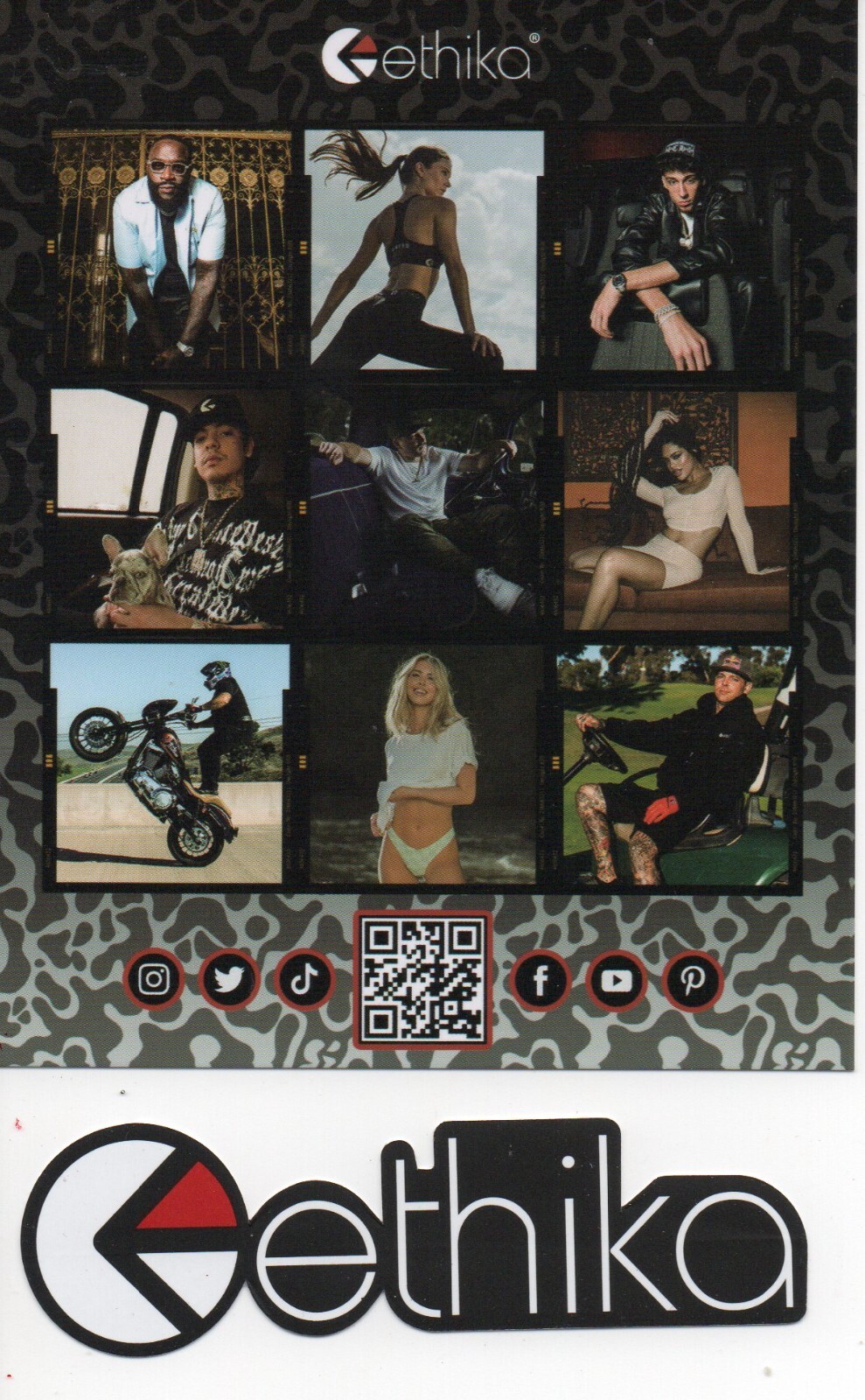 Ethika 2024 COLLECTIBLE CARD #5 + Bonus ethika Logo Sticker | eBay