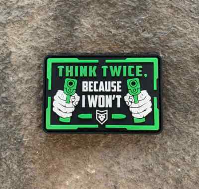 Think Twice PVC Morale Patch | eBay