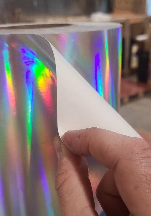 6.0mil Rainbow Holographic Neo Chrome Vinyl Film Long Lasting For ...