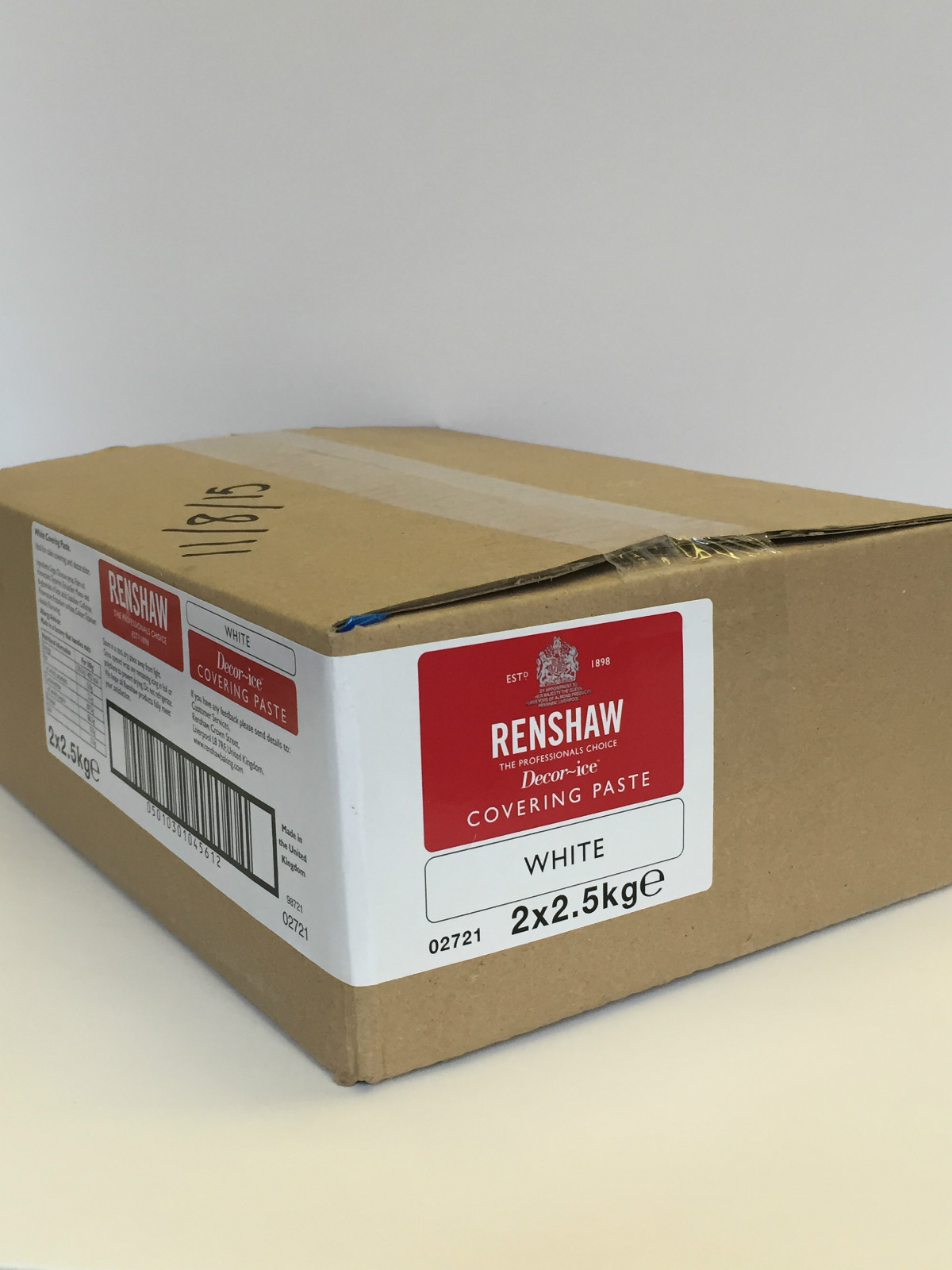 Covering Paste White Ivory Renshaw Bako Sugarpaste Icing 2.5kg 5kg 7 ...