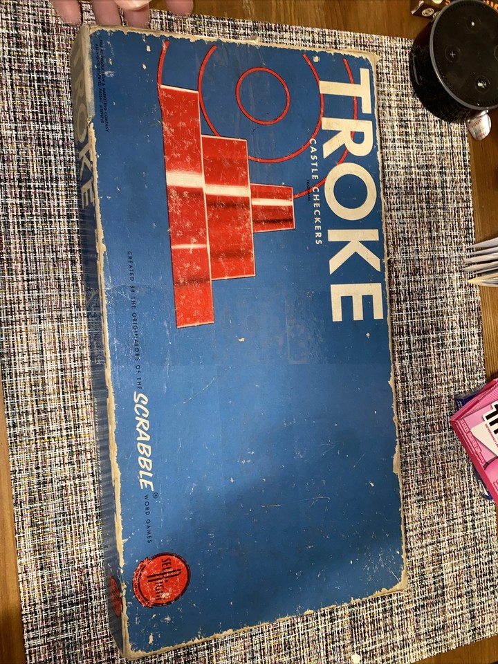 Vintage 1961 Troke Castle Checkers Game by Selchow & Righter Games | eBay