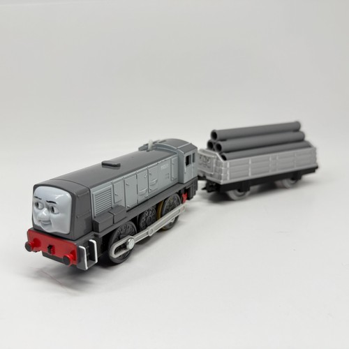 Thomas & Friends TrackMaster Dennis Train Engine Motorized + Custom ...