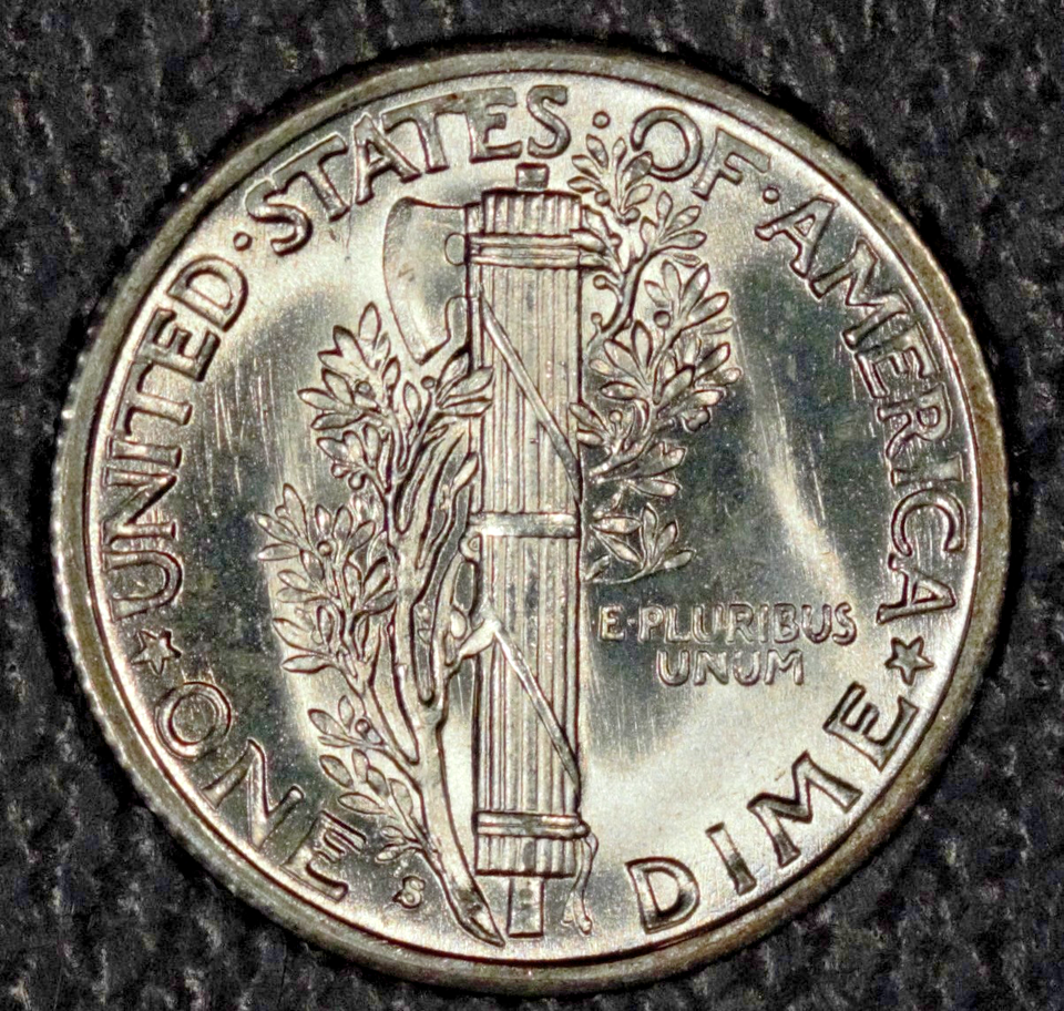 1940-S Mercury Dime, Very Choice BU, Close to FB | eBay UK