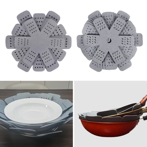 Noise-reducing Pot Separators Rv Trip Essentials 12pcs Gray Pan ...