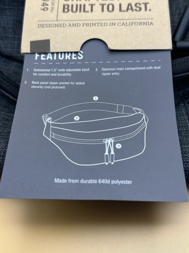 Coca-Cola Coke Zipper Adjustable Origaudio Trillah Fanny Pack Gray ...