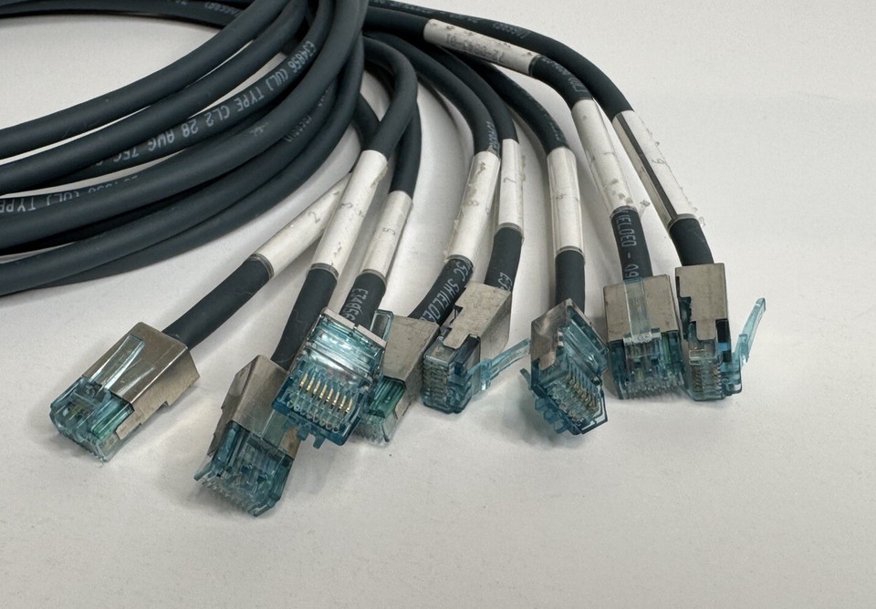 Cisco (72-0845-01) Octal Async Breakout Cable - Genuine + Tested (Free ...