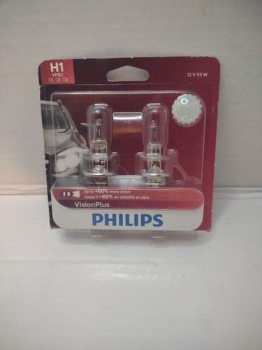 Germany Philips H1 12258 Upgrade Vision Extra More Bright Light Bulb ...