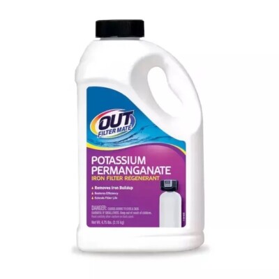 OUT Filter Mate Potassium Permanganate Iron Filter Regenerant 4.75 Lbs ...