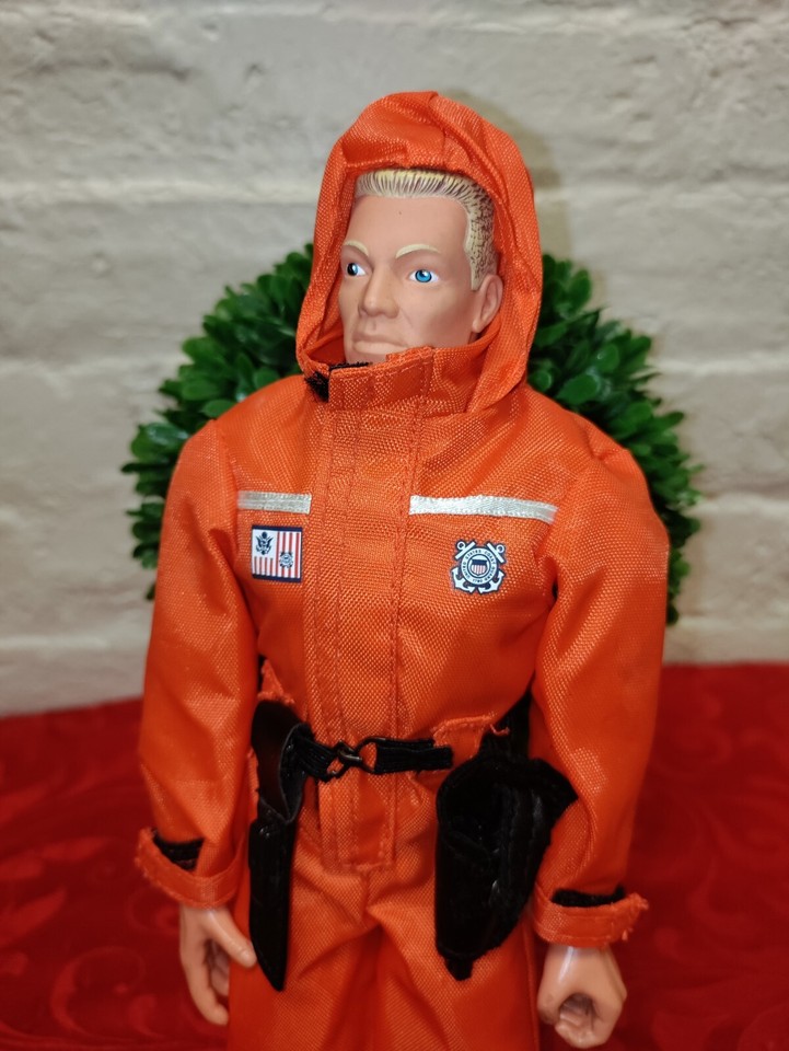 Vintage 1996 GI Joe Hasbro 12" Blonde Hair Blue Eyes Coast Guard Action ...