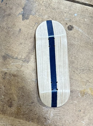Stripe Design Split Ply Fingerboard Deck 34mm | eBay