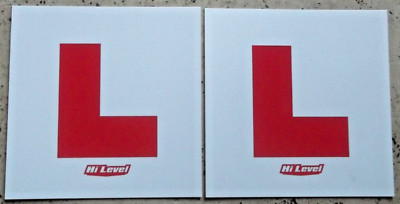 Learner L Plates X2 Rigid With Flex (New Old Stock) | eBay