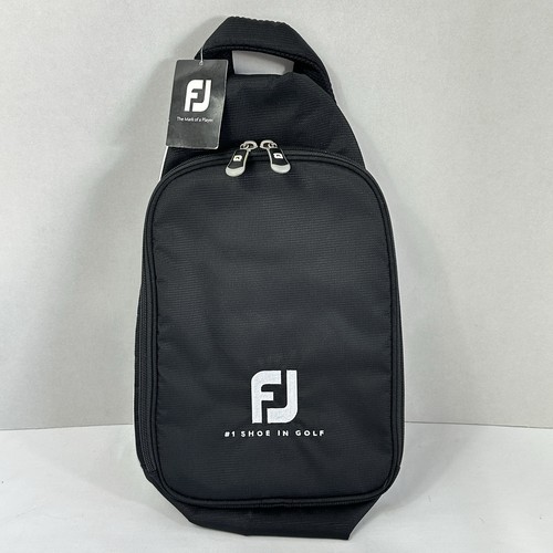 FootJoy FJ Golf Shoe Bag Black Nylon Ventilated Travel Tote NWT | eBay