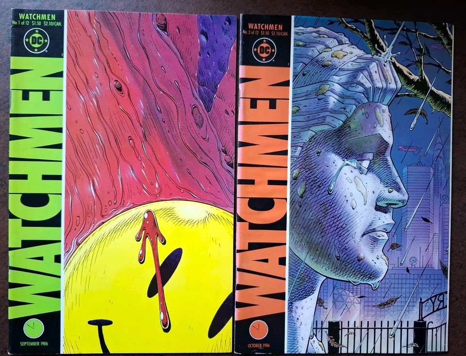 Watchmen Complete Set of Original First Editions - Alan Moore & Dave ...