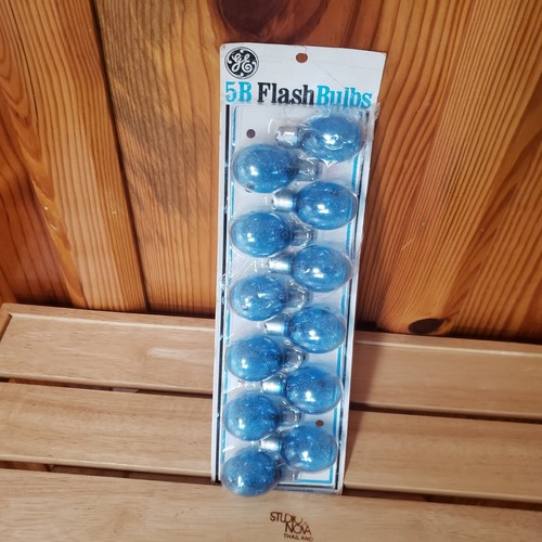 Vintage General Electric GE 5B Camera Flash Bulbs Blue NOS Pack Of 12 ...