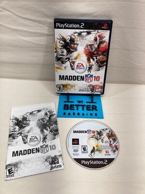 Madden NFL 10 PS2 Football Game *GUC* CIB/Complete/W/Manual ~ Tested ...