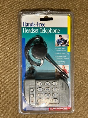 Conair Phone Hands-Free Headset Telephone (SW8260) w/ Volume Control ...