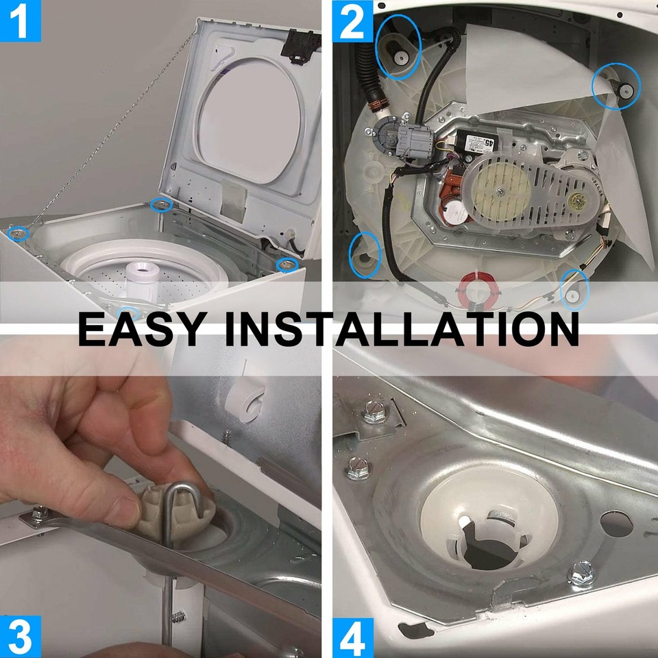 W10780048 Washer Suspension Spring Rod Kit for Whirlpool Kenmore ...