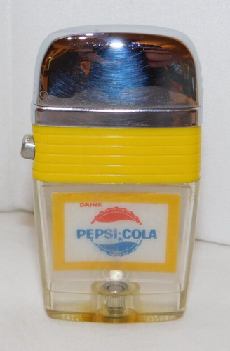 RARE old Pepsi Cola Soda Advertising Scripto Vari Vue Cigarette Lighter ...