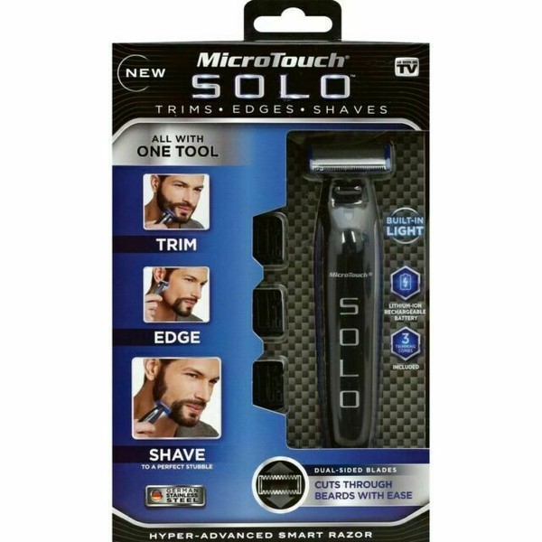 Micro Touch Solo Cordless Rechargeable Men's Electric Shaver online ...