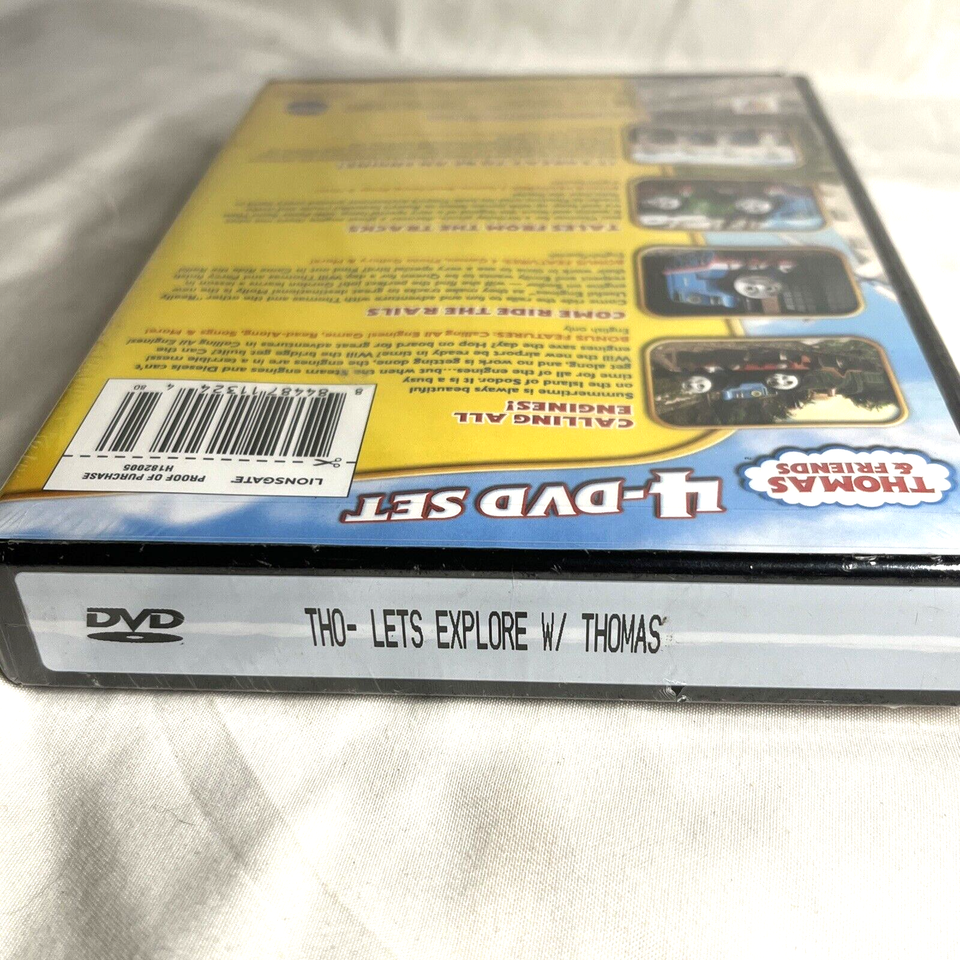 Let’s Explore With Thomas 4 DVD Set Tank Engine Friends Full Screen ...