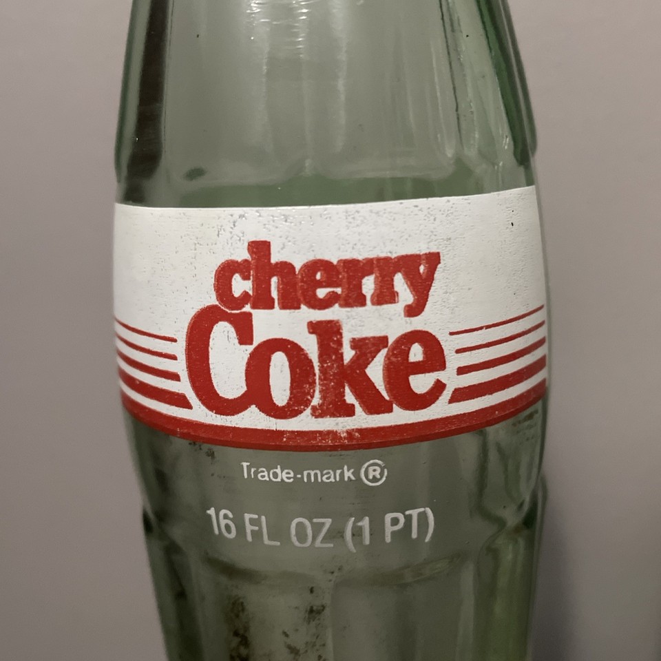 Antique Glass Coke Bottles with Labels Lot of Five - Cherry, Dt. Coke ...