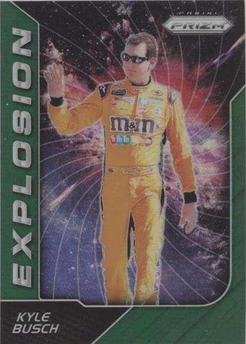 2018 Panini Prizm - Explosion Kyle Busch #87 Green Prizm /149 for sale ...
