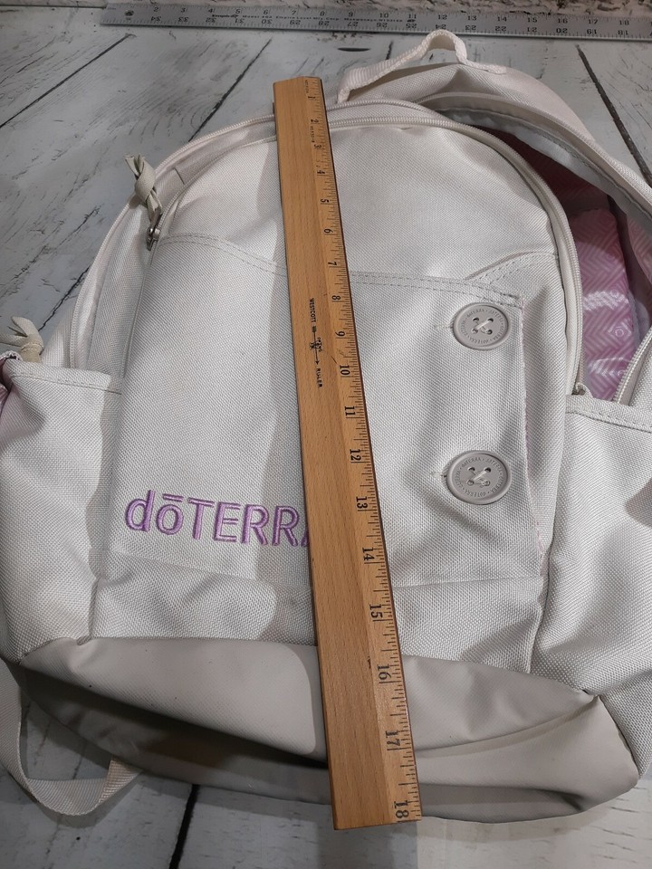 doTERRA backpack Bag Light Grey Purple | eBay