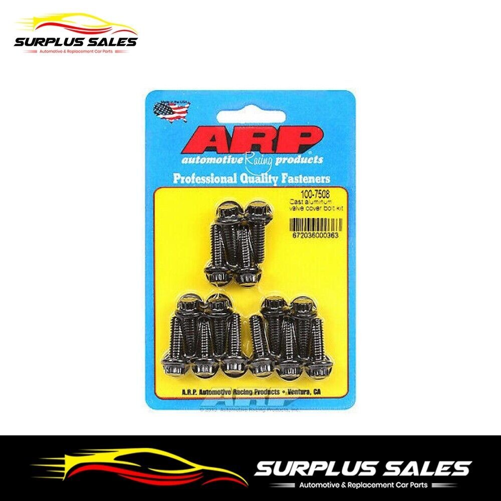 100-7508 ARP Valve Cover Bolt Kit 12pt 1/4in -20 D Chev, Ford | eBay