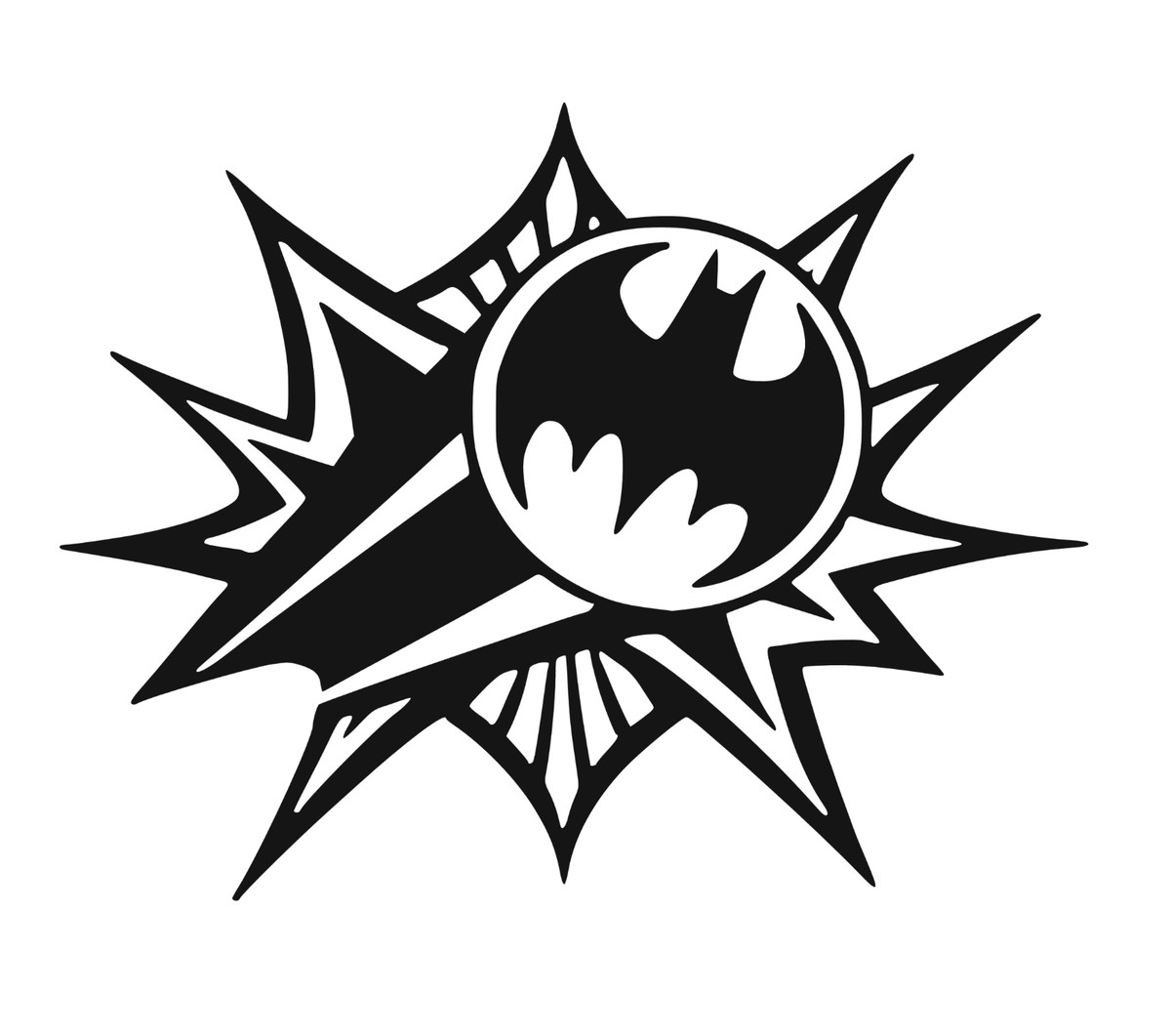 Bat Signal Clip Art