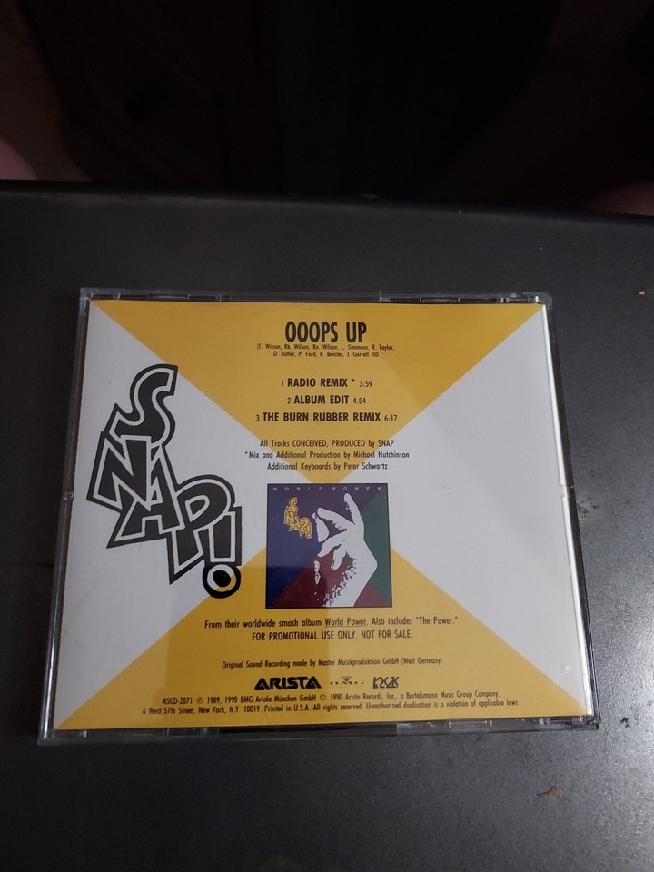 SNAP CD SINGLE OOOPS | eBay