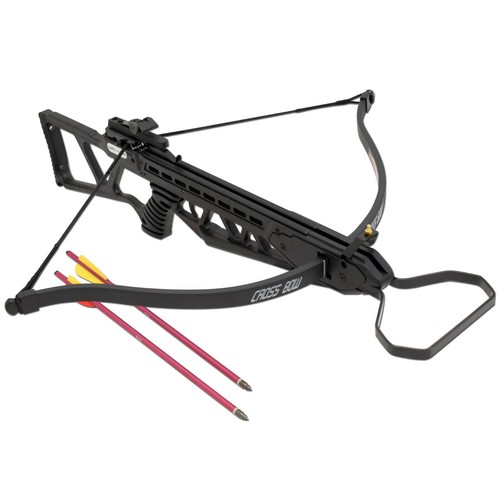120 lb Black Pistol Crossbow Archery Hunting Gun W/ 2 Arrows/Bolts | eBay