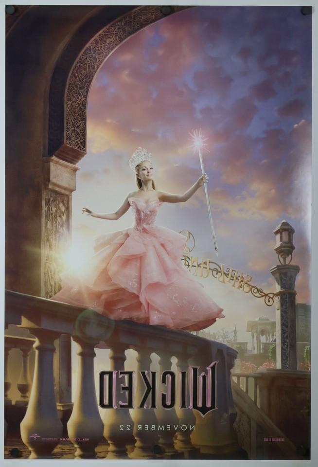 Wicked original DS movie poster 27x40 D 2024 Wizard of Oz Set of 2 | eBay