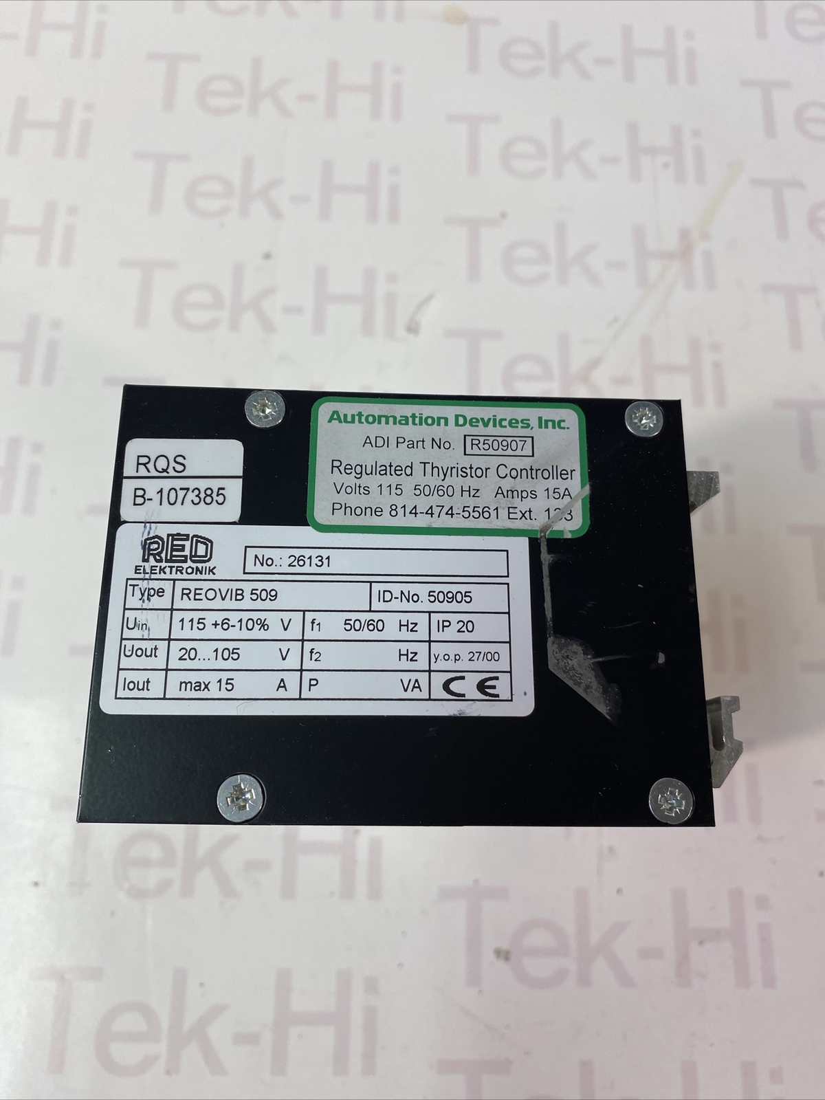 REO ELEKTRONIK REOVIB 509 CONTROLLER OVERNIGHT SHIPPING | eBay UK