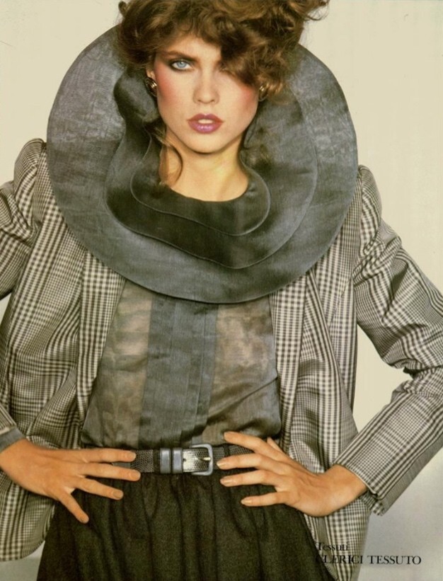 VOGUE ITALIA 1981 CAROL ALT ROSEMARY MACGROTHA JOAN SEVERANCE MARCIE ...