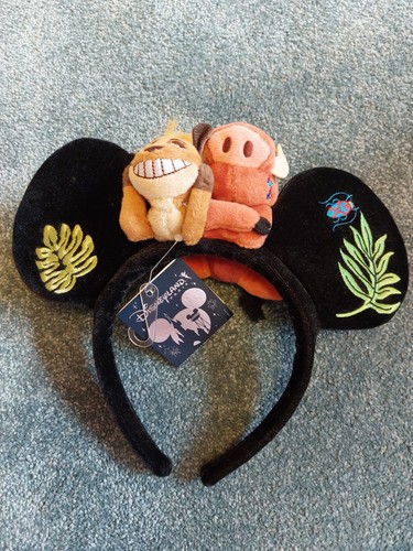 Disneyland Paris Lion King Timon And Pumbaa Mickey Mouse Ears | eBay UK