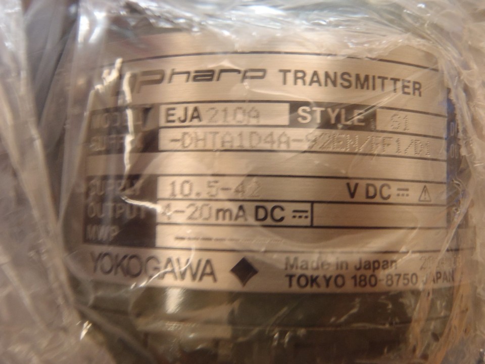YOKOGAWA EJA210A Flange Mounted Differential Pressure Transmitter | eBay