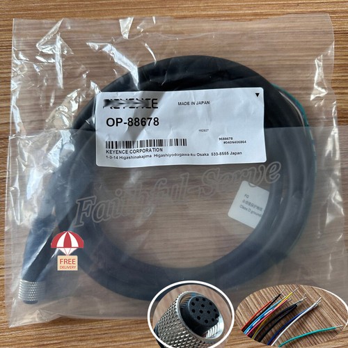 Barcode Reader Sensor Cable For Keyence OP-88678 OP88678 12-Pin Female ...