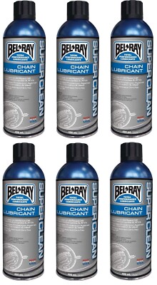 Bel-Ray Super Clean Chain Lube 400ml 6-Pack 99470-A400W | eBay